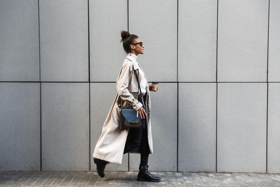 Consejos para crear un look con gabardina elegante para este otoño