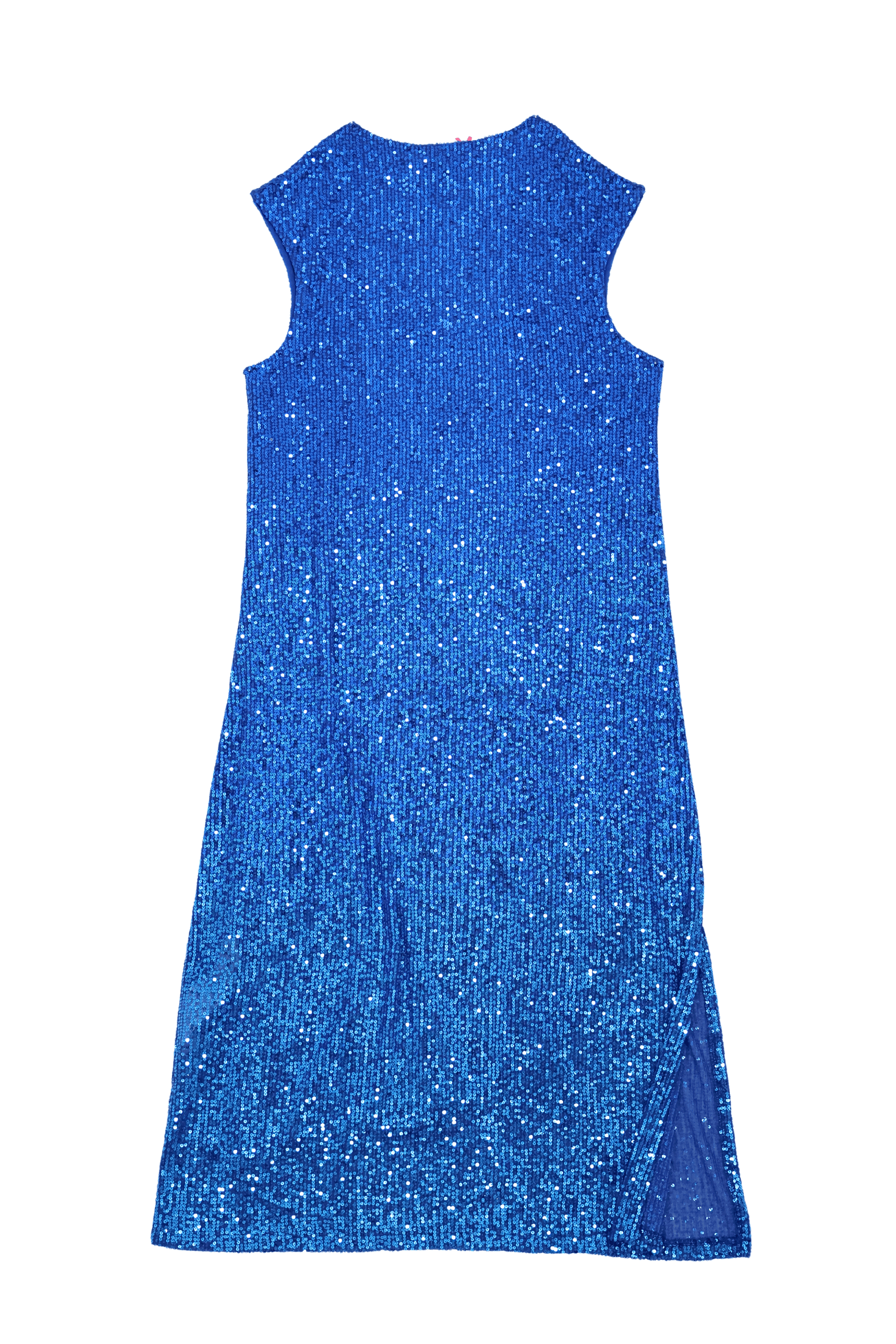 Vestido azul royal largo lentejuelas LolitasyL